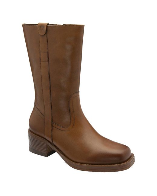 Ravel Ancroft Calf Length Boots in Brown | Lyst UK