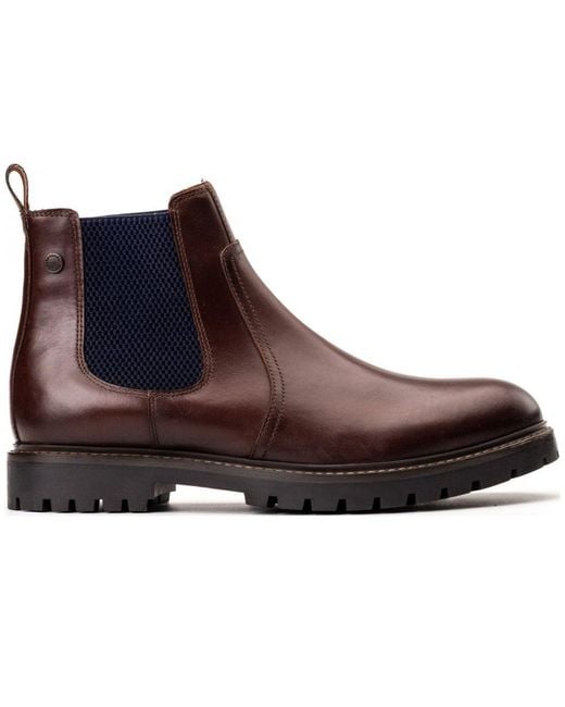 Base London Zinc Chelsea Boots in Brown for Men | Lyst UK