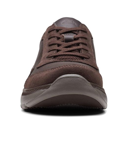 Clarks Chart Lite Move Trainers in Brown for Men | Lyst Canada