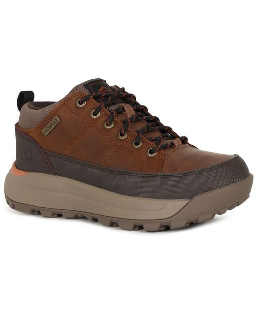 Skechers Cambert Waterproof Shoes in Brown for Men | Lyst UK
