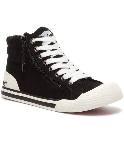 Rocket Dog Jazzin Hi Top Trainers in Black | Lyst UK