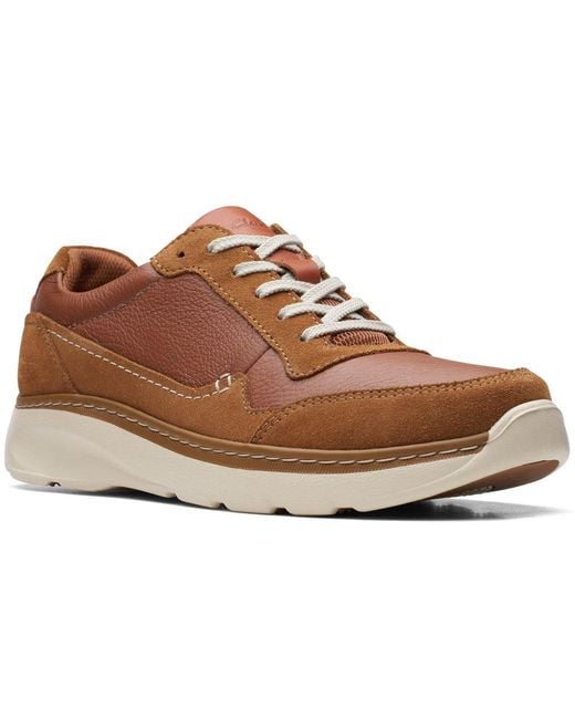 Clarks Chart Lite Move Trainers in Brown for Men | Lyst UK