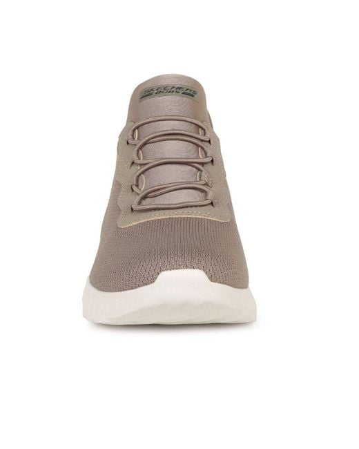 Skechers Slip in Grey | Lyst Canada