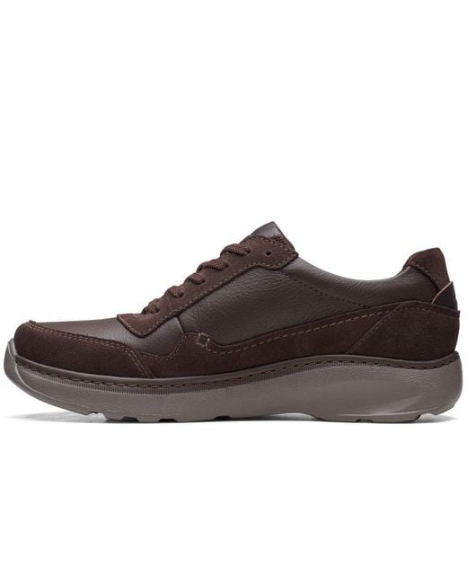 Clarks Chart Lite Move Trainers in Brown for Men | Lyst UK