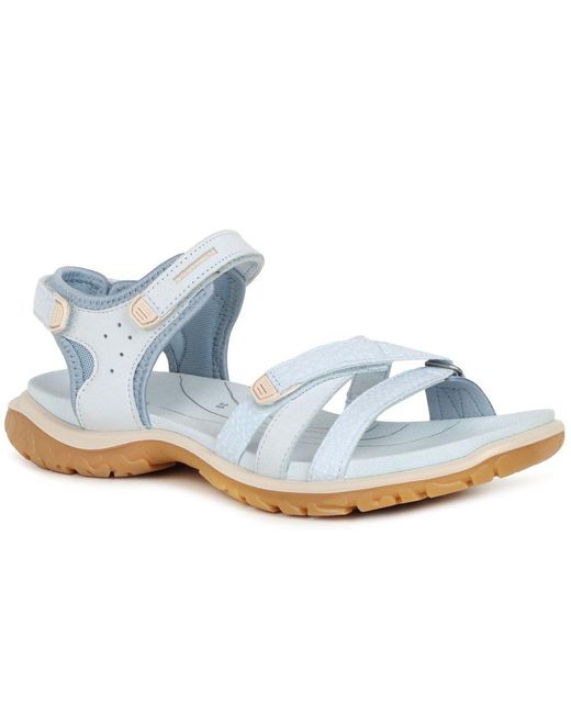 Ecco Offroad Roam Sandals in Blue | Lyst UK
