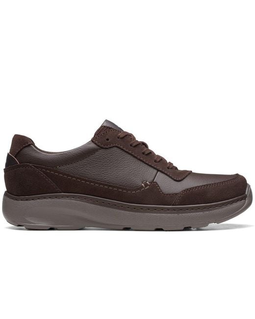 Clarks Chart Lite Move Trainers in Brown for Men | Lyst UK