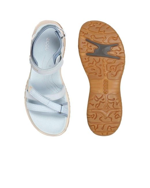 Ecco Offroad Roam Sandals in Blue | Lyst UK