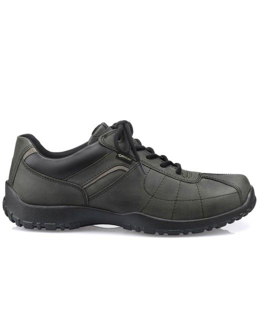 Hotter Thor Gtx Waterproof Walking Shoes in Black for Men | Lyst UK