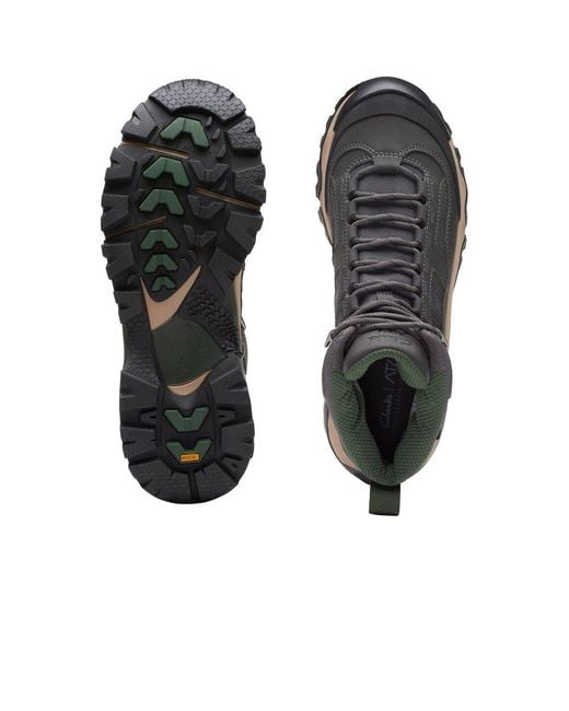 Clarks Atl Hikehi Gtx Walking Boots in Black for Men | Lyst UK
