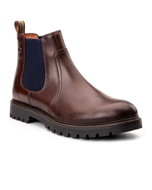 Base London Zinc Chelsea Boots in Brown for Men | Lyst UK