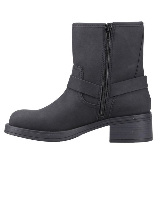 Rocket Dog Nino Calf Biker Boots in Black | Lyst UK