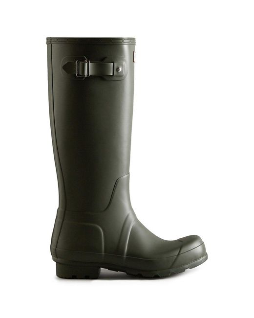 HUNTER Original Tall Wellingtons in Green for Men | Lyst UK