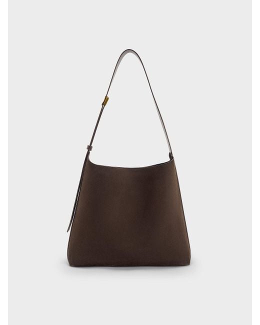 Charles & Keith Edna Tote Bag in White | Lyst