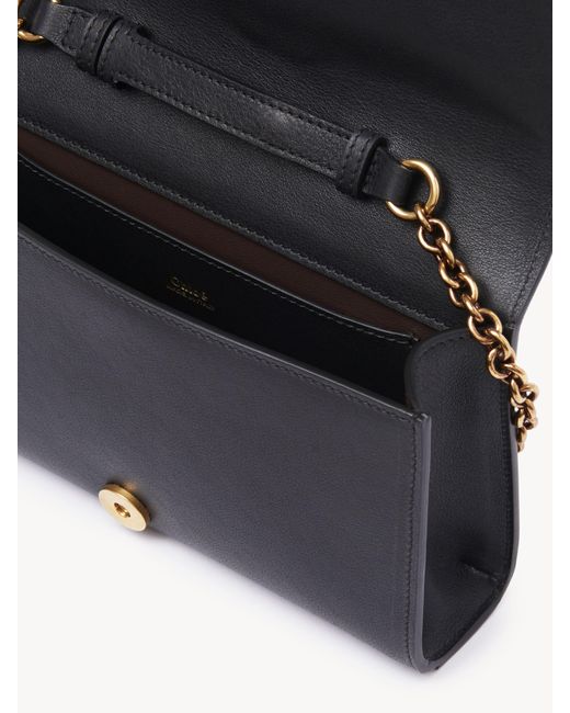 Chloé The Chloé Iconic Crossbody Bag In Soft Leather in Black | Lyst