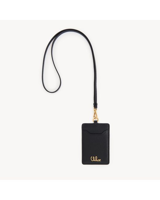 Chloé Iconic Pass Holder in Black | Lyst UK