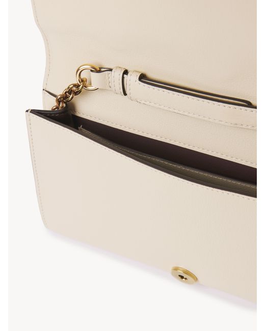 Chloé The Chloé Iconic Crossbody Bag In Soft Leather in Natural | Lyst