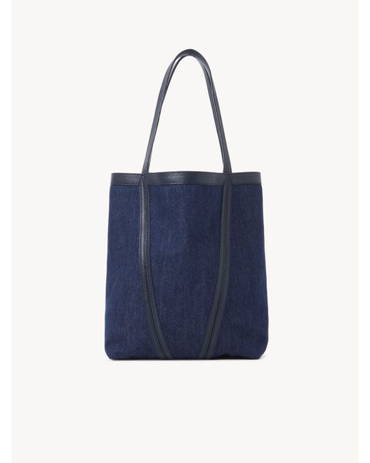 Chloé Chloé Spin Tote Bag In Denim in Blue | Lyst