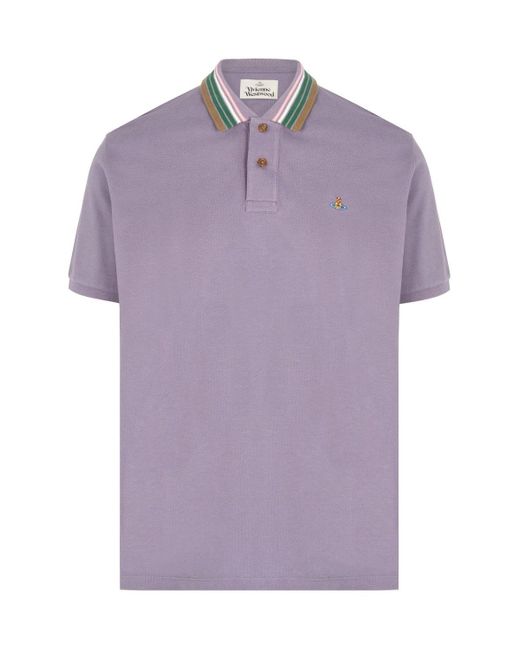 Vivienne Westwood Classic Orb Polo in Purple for Men | Lyst UK