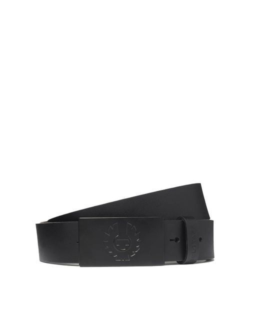 Belstaff Phoenix Buckle Belt in Black for Men | Lyst UK
