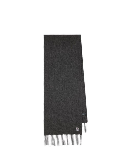 Paul Smith 180x30cm Zebra Scarf in Black for Men | Lyst UK