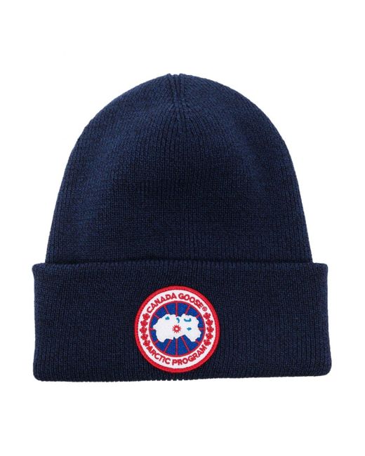 Canada Goose Arctic Touque Hat in Blue | Lyst UK
