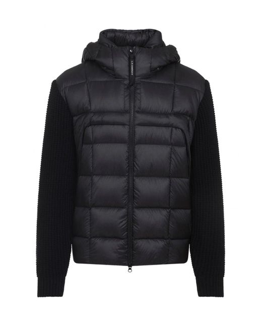 C.P. Company Hybrid Wool Google Jacket in Black for Men | Lyst UK