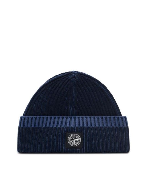Stone Island Dyed Compass Patch Hat in Blue for Men | Lyst UK