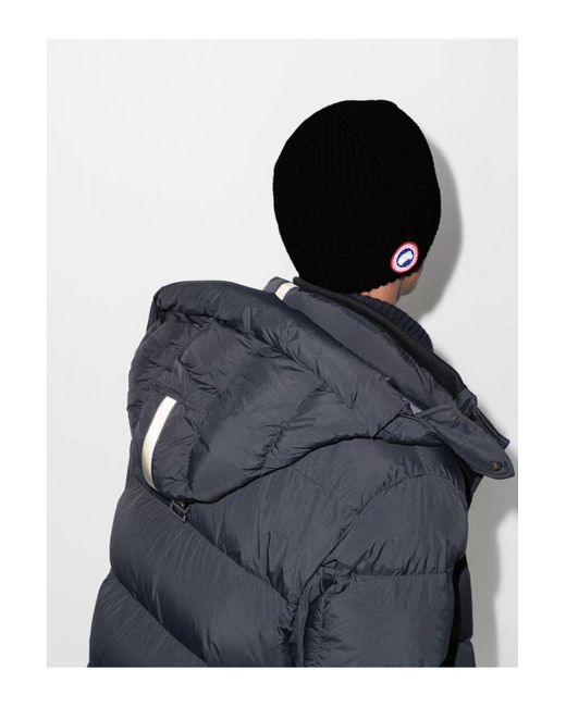 Canada Goose Rib Toque Hat in Black for Men | Lyst UK