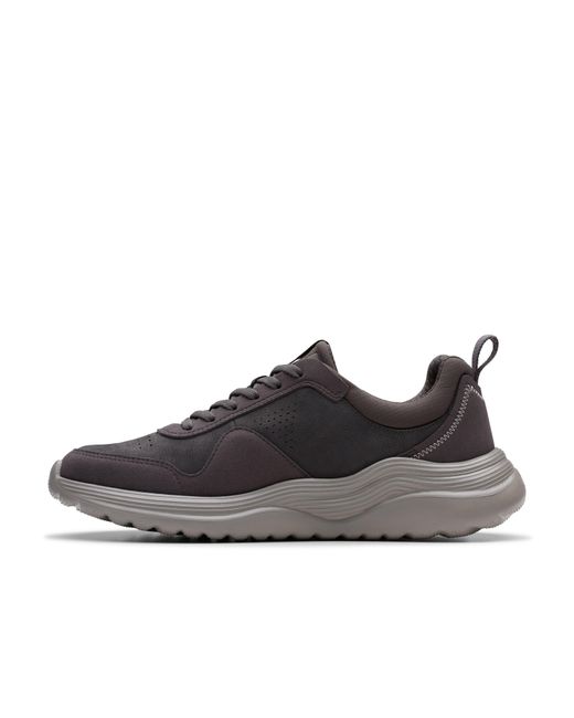 Clarks Lt 360 Lace Dark Shoes in Black for Men | Lyst UK