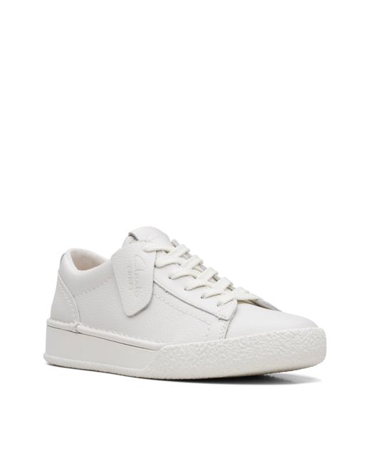Clarks Craft Cup Walk Standard Fit in White | Lyst UK