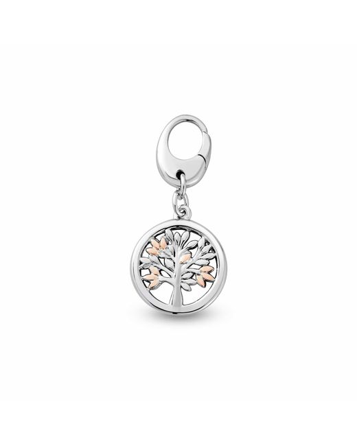 Clogau Insignia Sterling Tree Of Life Charm in White | Lyst UK
