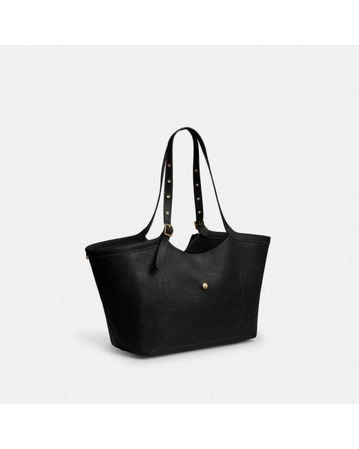 COACH Gramercy Tote Bag in Black | Lyst