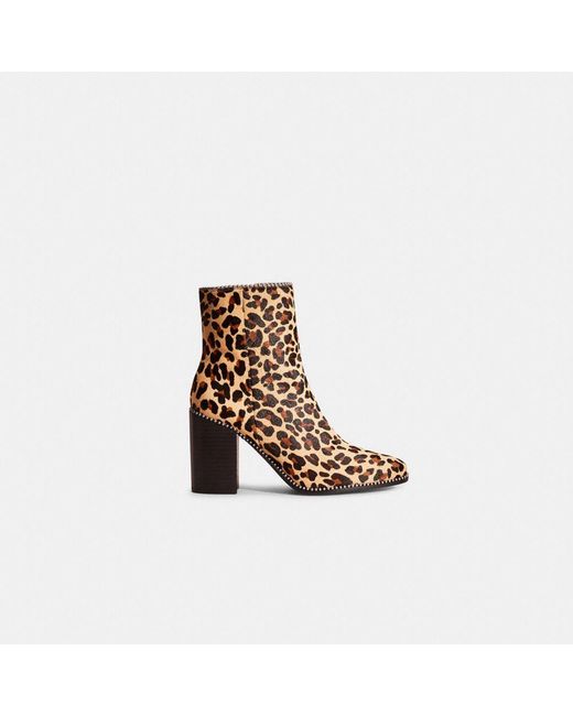 COACH Restored Drea Bootie in Natural | Lyst