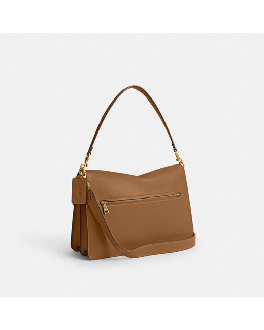 COACH Chain Tabby Shoulder Bag 35 in Brown | Lyst