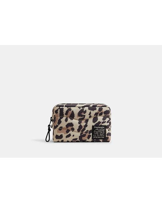 COACH Coachtopia Loop Pouch With Print in Black | Lyst UK