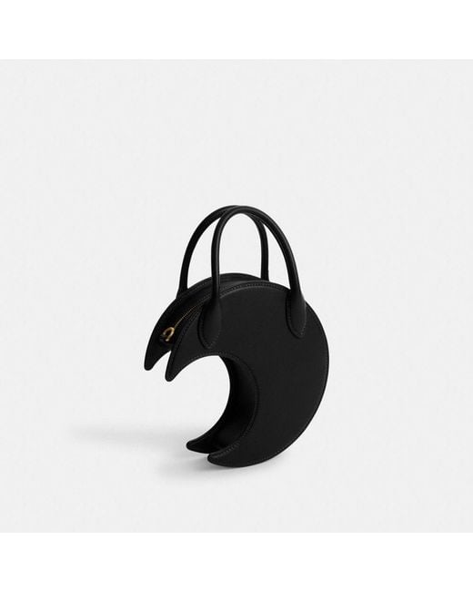 COACH Moon Bag In Regenerative Leather in Black | Lyst Canada