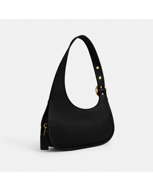 COACH Cashin Carry Crescent Bag in Black | Lyst