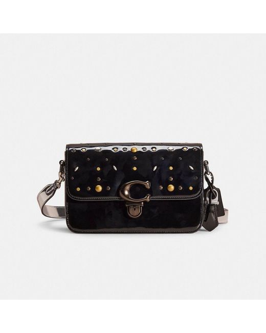 COACH Upcrafted Studio Shoulder Bag in Black | Lyst