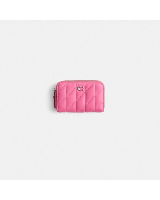 COACH Restored Essential Small Zip Around Card Case With Pillow ...