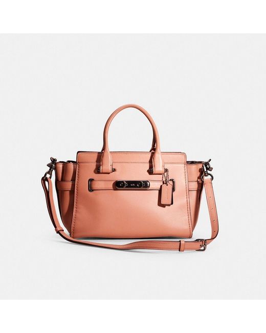 COACH Restored Swagger 27 in Pink | Lyst