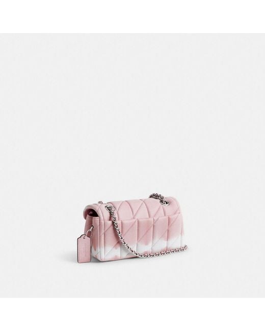 COACH Tabby Shoulder Bag 20 With Quilting And Tie Dye in Pink | Lyst