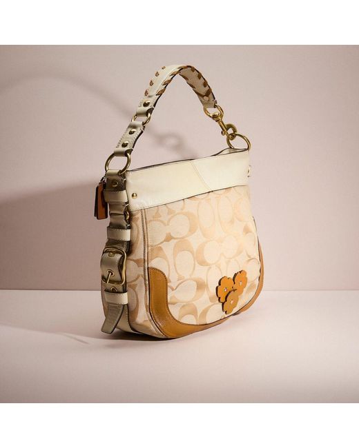 COACH Upcrafted Signature Large Zoe In Signature in Natural | Lyst