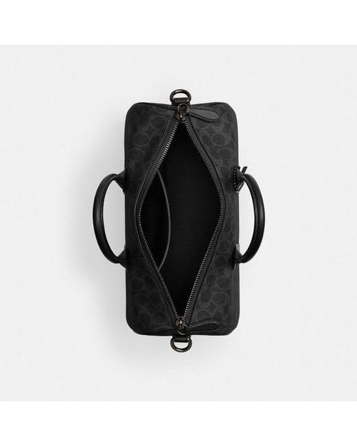 COACH Compass Bag 35 in Black | Lyst