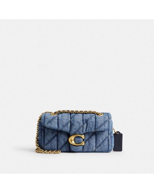 COACH Tabby Shoulder Bag 20 in Blue | Lyst