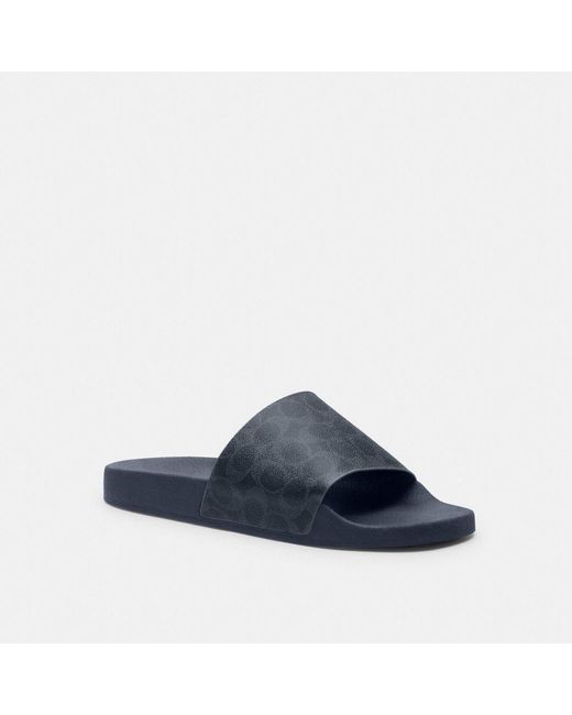 COACH Slide in Blue for Men | Lyst