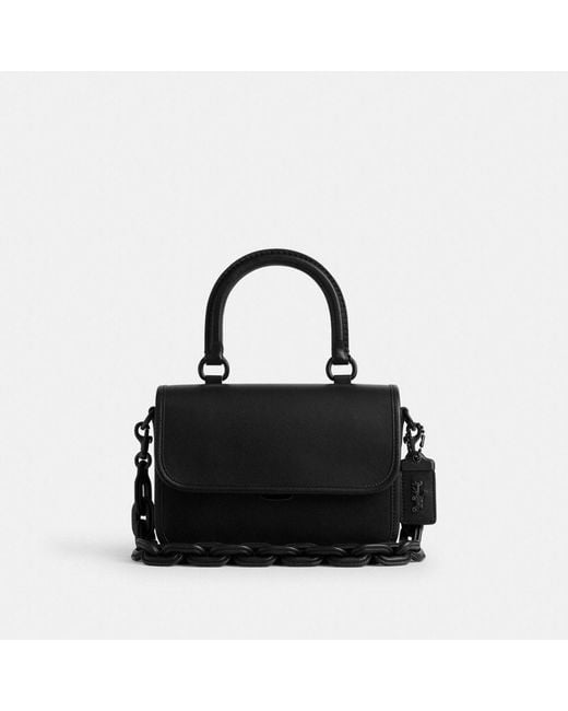 COACH Rogue Top Handle in Black | Lyst