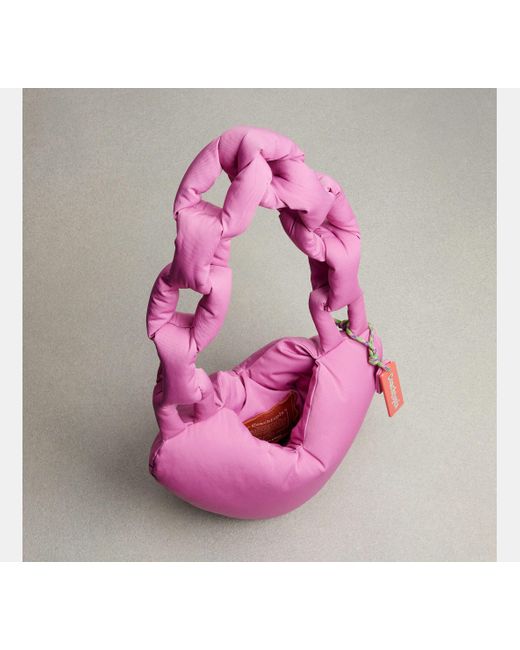 COACH Coachtopia Loop Puffy Heart Bag in Black | Lyst UK