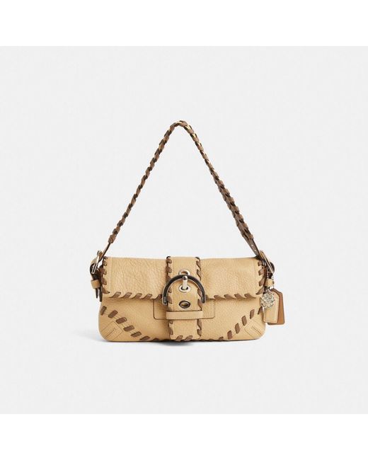 COACH Upcrafted Soho Small Flap Bag in Metallic | Lyst