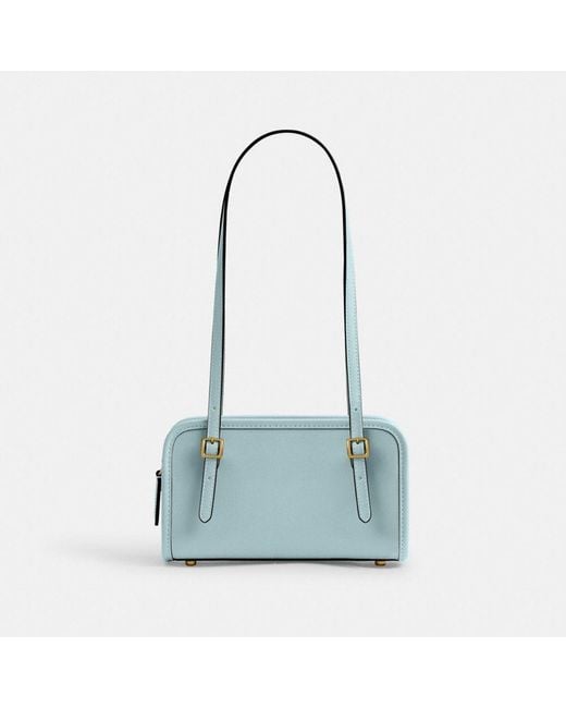 COACH Swing Zip Bag 20 in Blue | Lyst