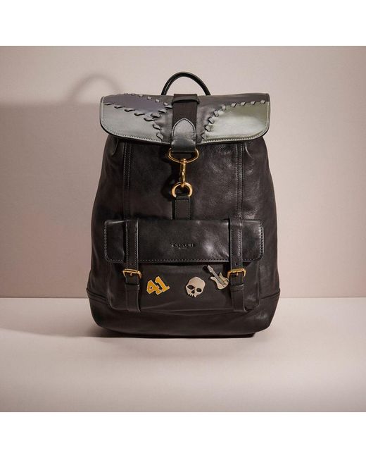 COACH Upcrafted Bleecker Backpack in Black for Men | Lyst
